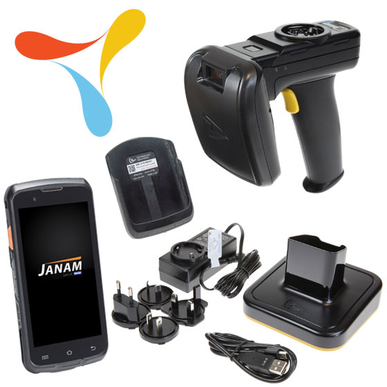 PTS Janam XT40 w/ TSL 2128P Mobile RFID App Starter Kit | PTS Mobile