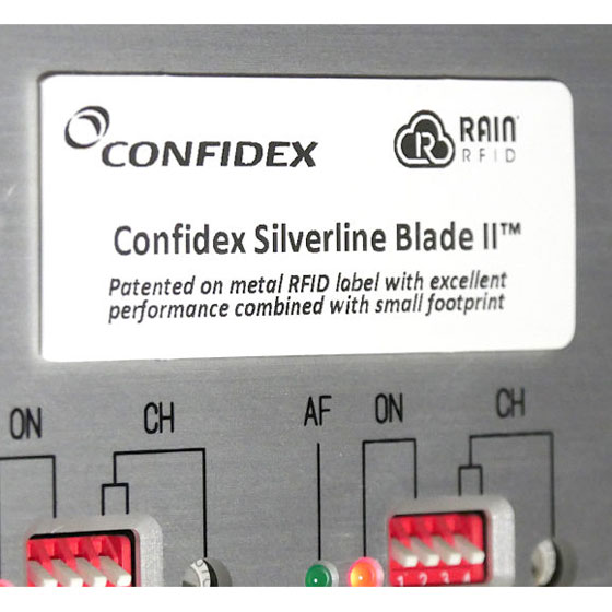 Zebra 10026768 2.36 x .98 Silverline Blade II On Metal RFID Labels