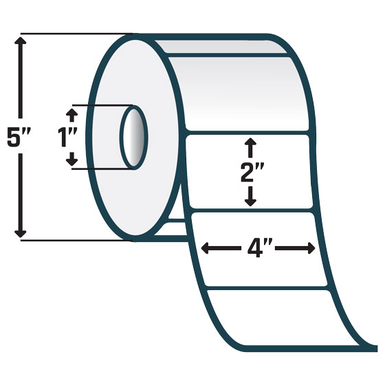 Zebra 18932 TT 4 x 2 PolyPro 3000T Barcode Labels | PTS Mobile
