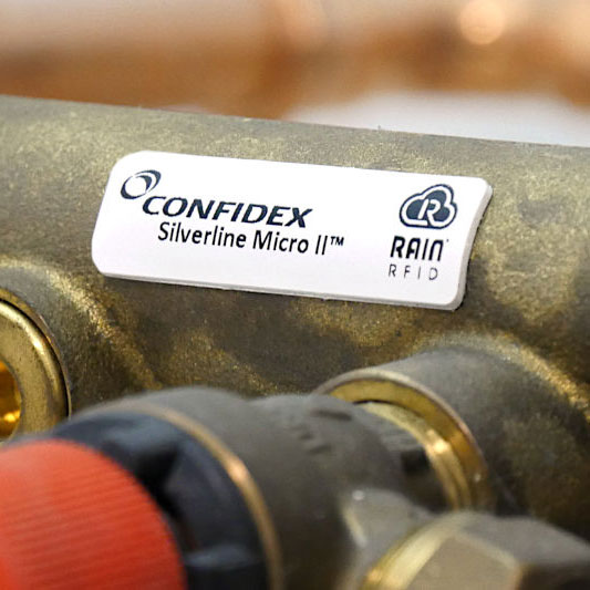 Pre-Printed Zebra Silverline Micro II On Metal RFID Tag (250)