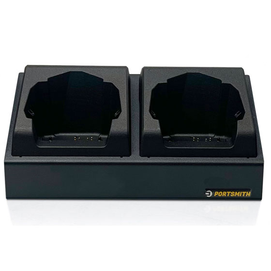 Portsmith PSC2MC9300C 2-Slot Charging Cradle Kit for Zebra MC9300/MC9400