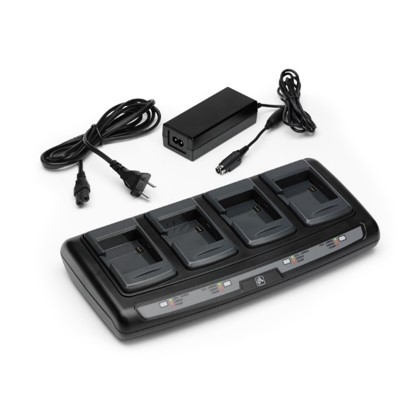 Zebra P1070125-029 ZQ110 Quad Docking Cradle | PTS Mobile