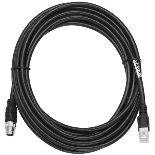 Zebra CBL-ENT00301-M1200 M12 to RJ45 Standard Ethernet Cable, 10ft