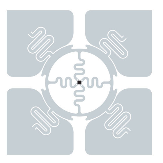 Smartrac Frog 3D RFID Label, 2.25" x 2.25" - Pre-Printed (250)